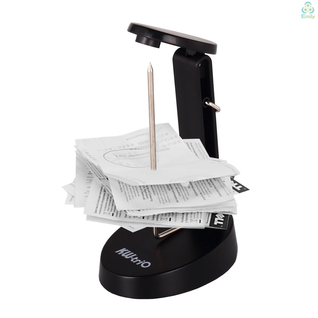 KW-trio Desk Receipt Holder Spike Stick with Hook Safety Protective ...