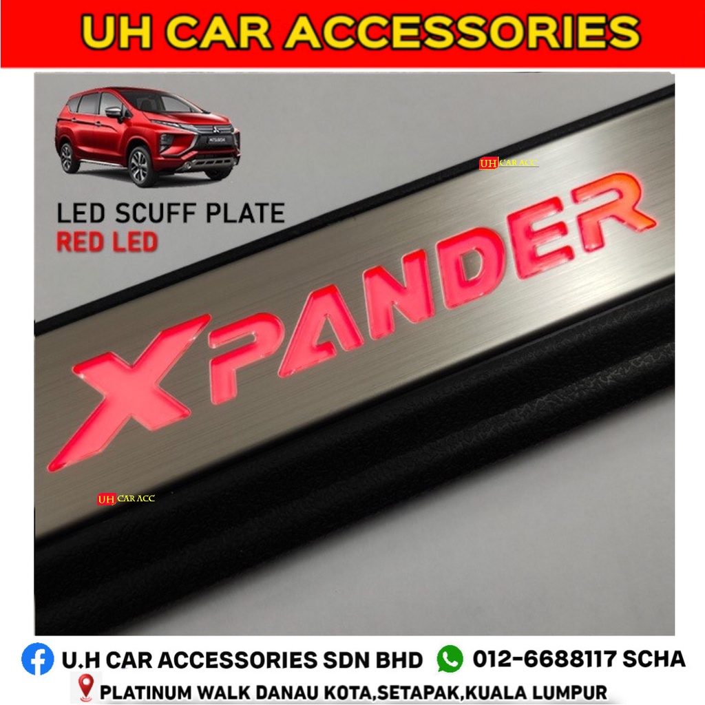 MITSUBISHI XPANDER LED SIDE DOOR STEP SCUFF PLATE | Shopee Malaysia