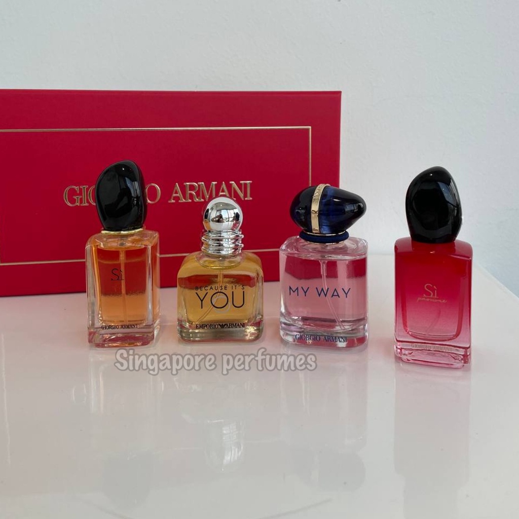 Giorgio Armani Gift Set 4in1 For Her ( 4x25ml ) | Shopee Malaysia