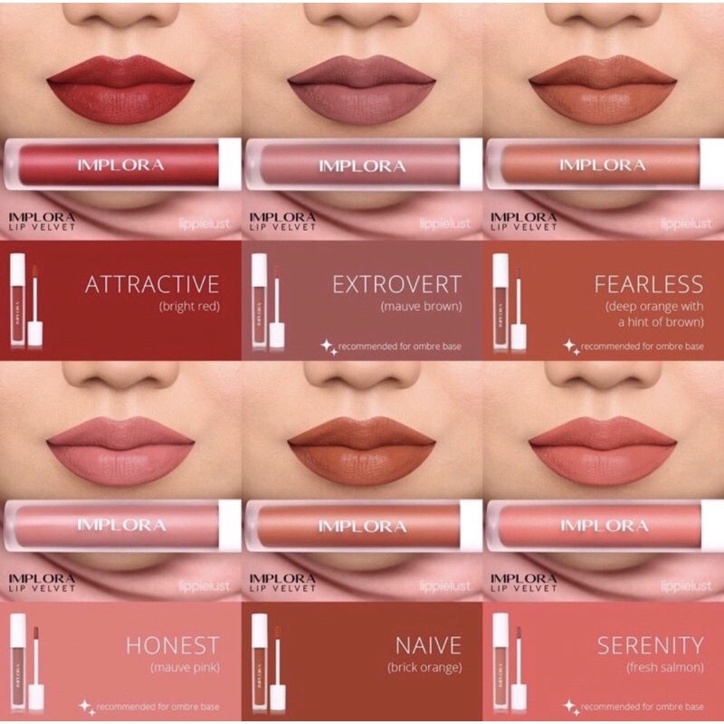 ORIGINAL - IMPLORA VELVET LIP | IMPLORA LIP VELVET | LIP MATTE IMPLORA ...