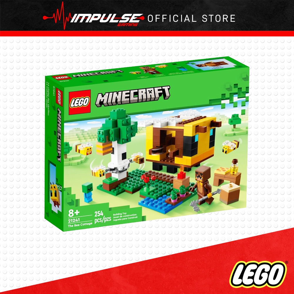 LEGO 21241 Minecraft - The Bee Cottage | Shopee Malaysia