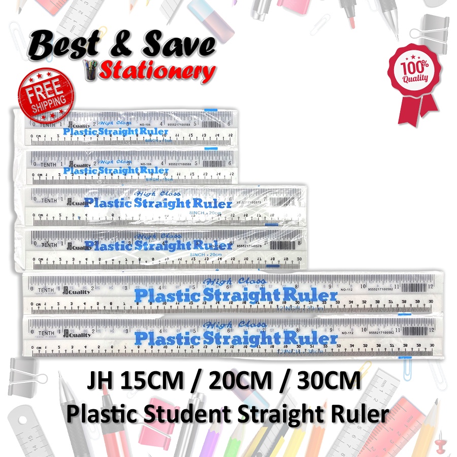 ( BEST & SAVE ) Pre Box JH & NIEKI 15cm / 20cm / 30cm Plastic Student ...