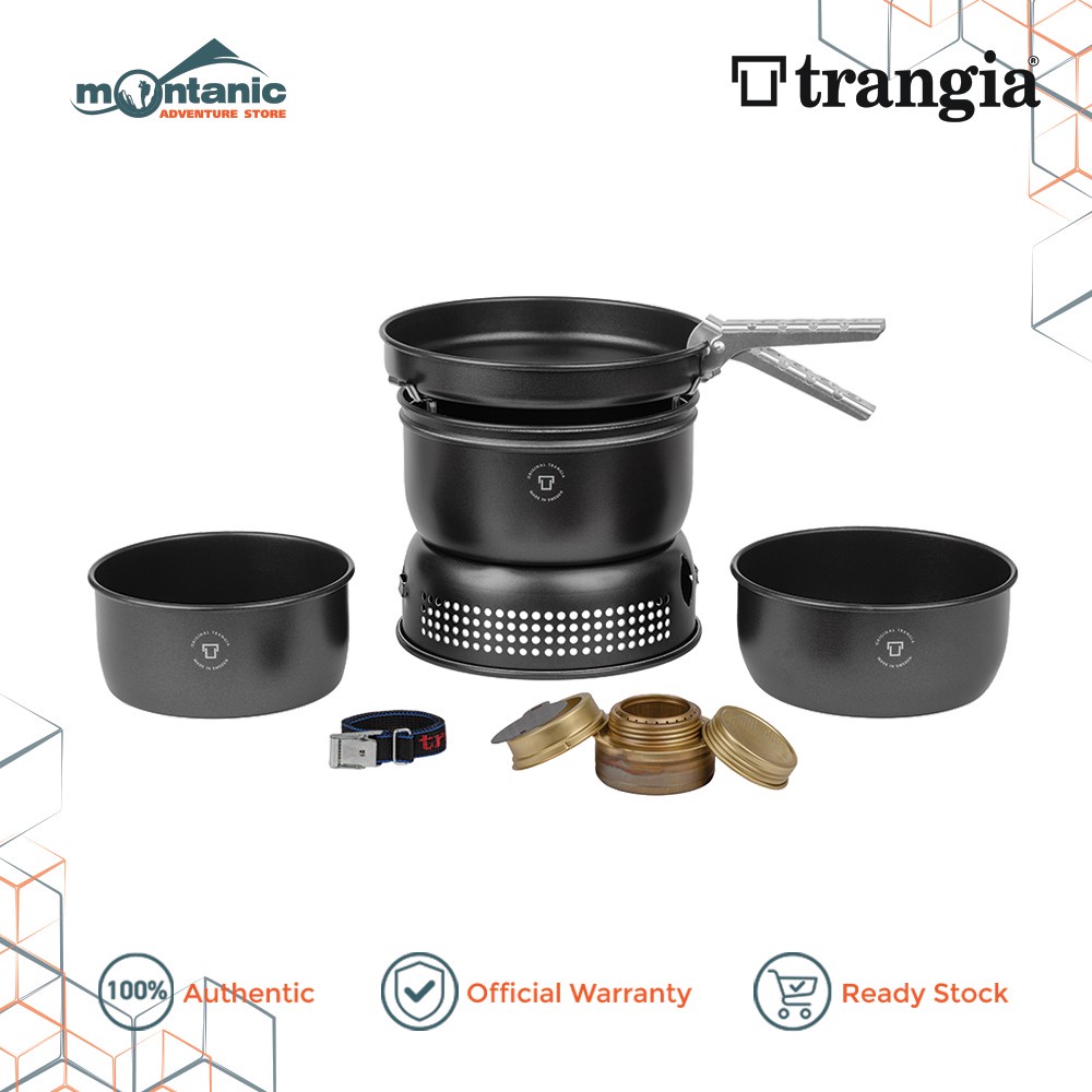 Trangia Storm Cooker 35-5 UL Black - 2-4 Person Outdoor Camping ...