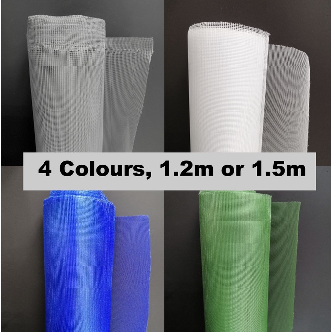 [1 ROLL] Camlux Fiberglass Netting 1.2m x 10 m /Insect Screen/Mosquito ...