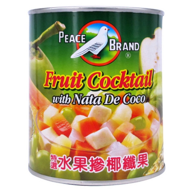 Peace Brand Fruit Cocktail with Nata De Coco 850gm | Shopee Malaysia