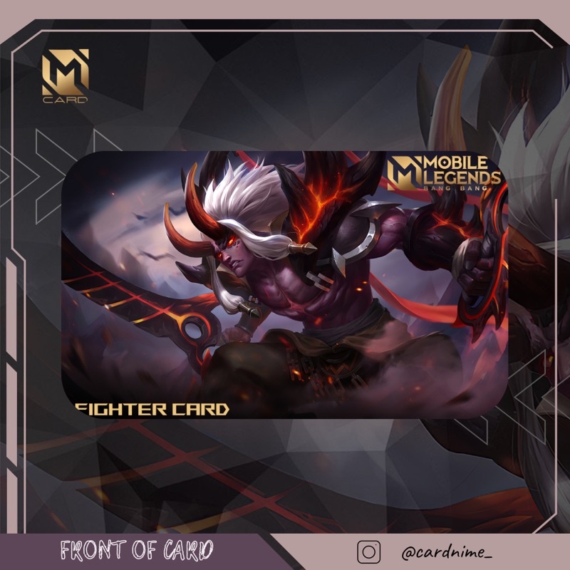 Fighter Mobile Legend Custom Card ID ML | Shopee Malaysia