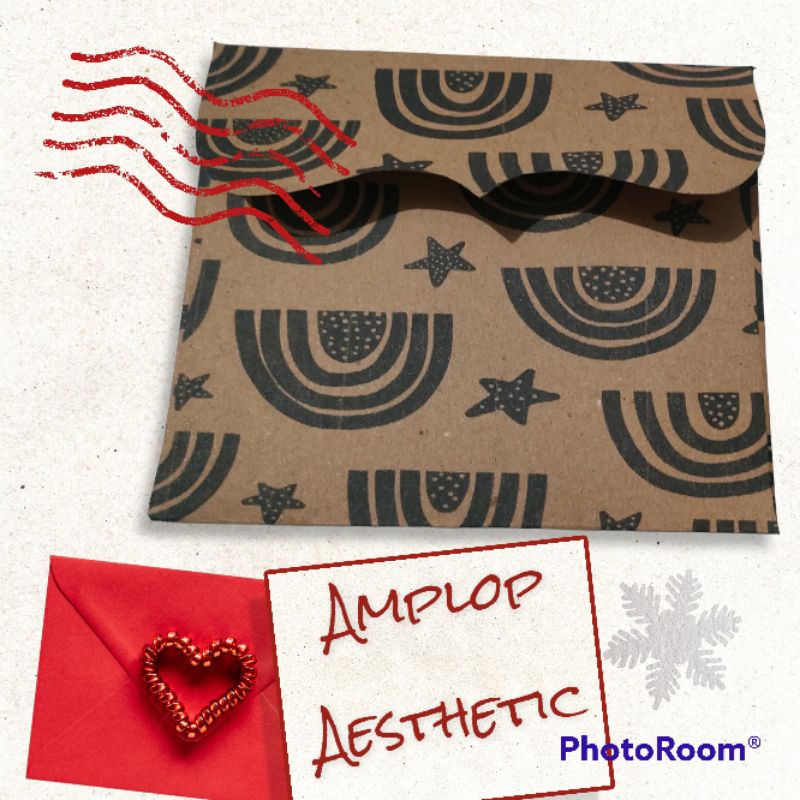 Unique Vintage Aesthetic Envelope/Angpau Paper Samson Contemporary ...