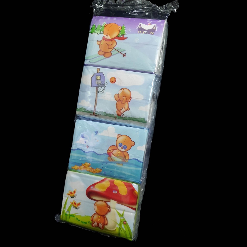 (16packs) 2ply Pocket Tissue Soft/ Pocket Tisu/ Facial Tissue (8sheets± ...