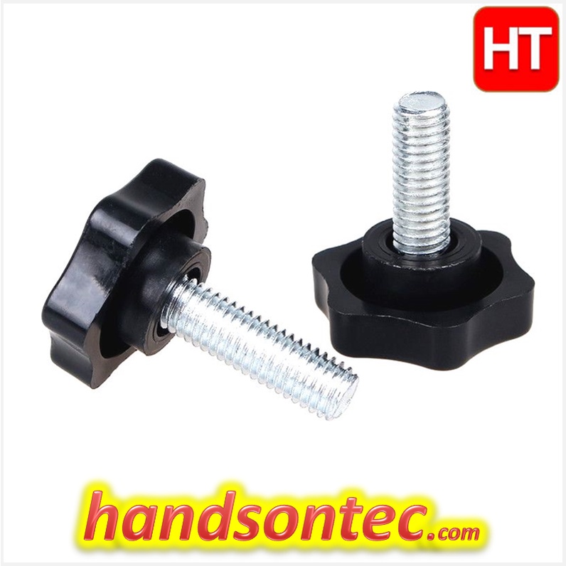M8x(30~60)mm Knob=Ø36mm Star Knob Handle Clamping Screw~ Knob Diameter ...