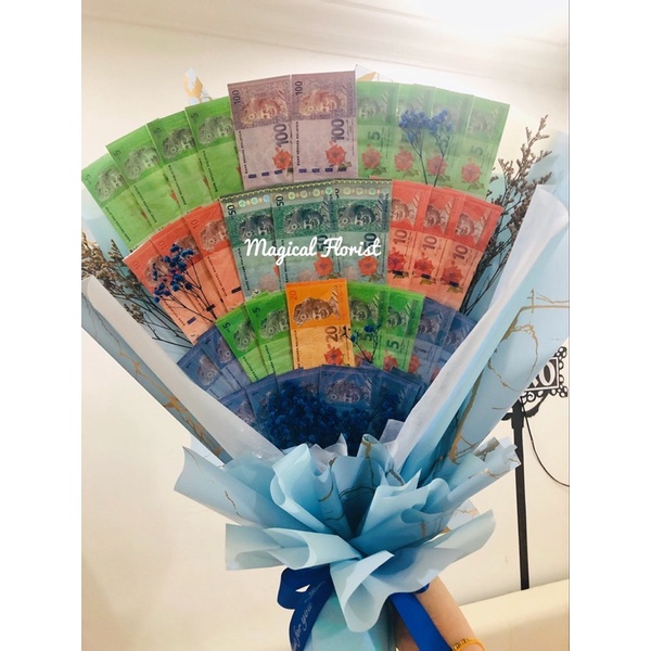 Special Money bouquet gift !!!!!Harga termasuk duit dalam bouquet 💐 ...
