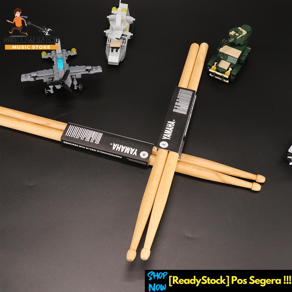 YAMAHA Jazz Wood Drum Sticks Color Options Drums 1Pair Oak Wood Drum ...