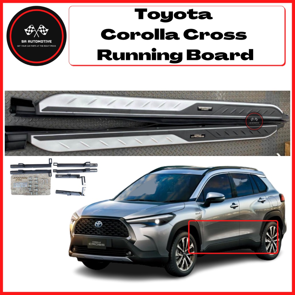 Toyota Corolla Cross 2020 Side Step Running Board (High Quality ...