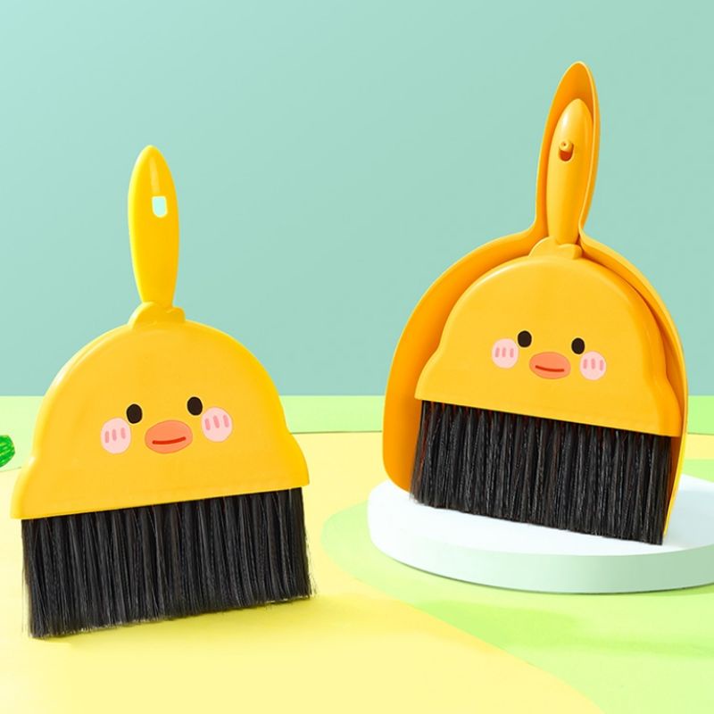 ((Delivered From Taiwan) Desktop Mini Broom Set Hamster Small Dustpan ...