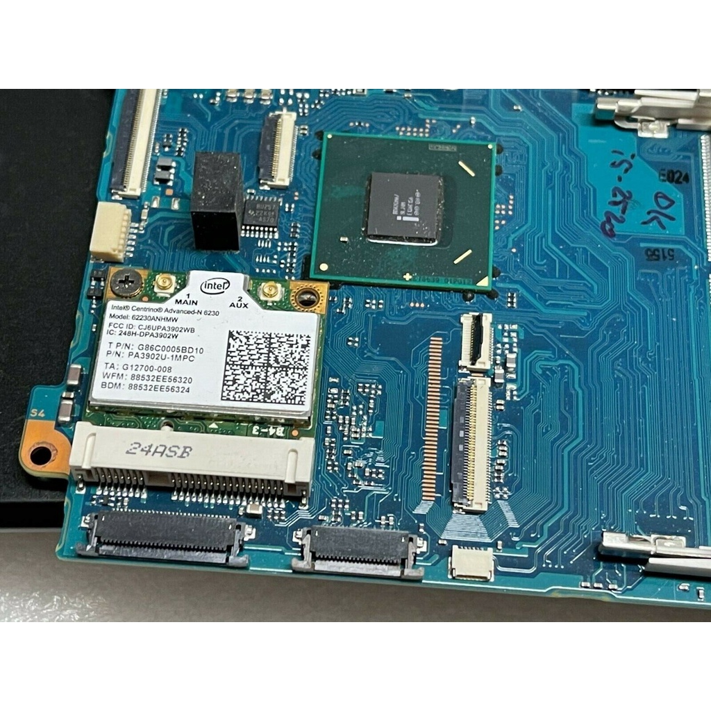Toshiba Portege R830 motherboard intel i5-2520M + heatsink + wifi+ Base ...