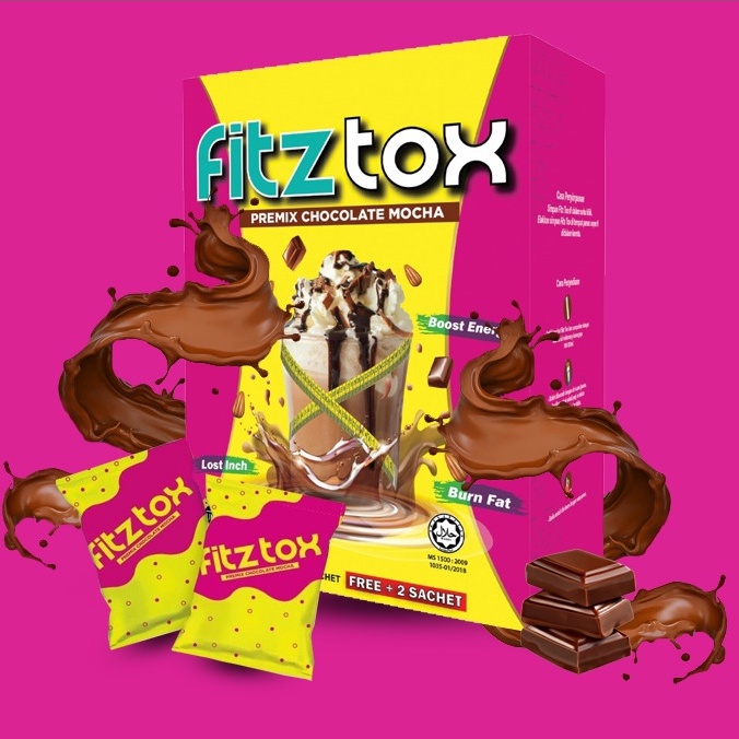 FITZTOX PREMIX COKLAT MOCHA ( 100% ORIGINAL ) | Shopee Malaysia