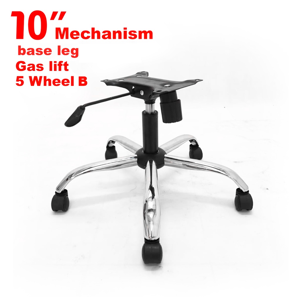 (big one)office chair chrome Base leg hydraulic pump roller wheel ...