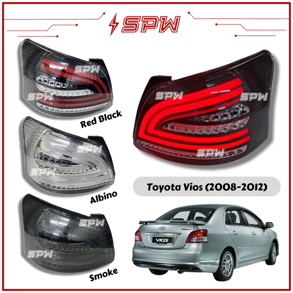 Toyota Vios NCP93 (2008-2012) Tail Lamp Tail Light Dynamic LED Taillamp ...