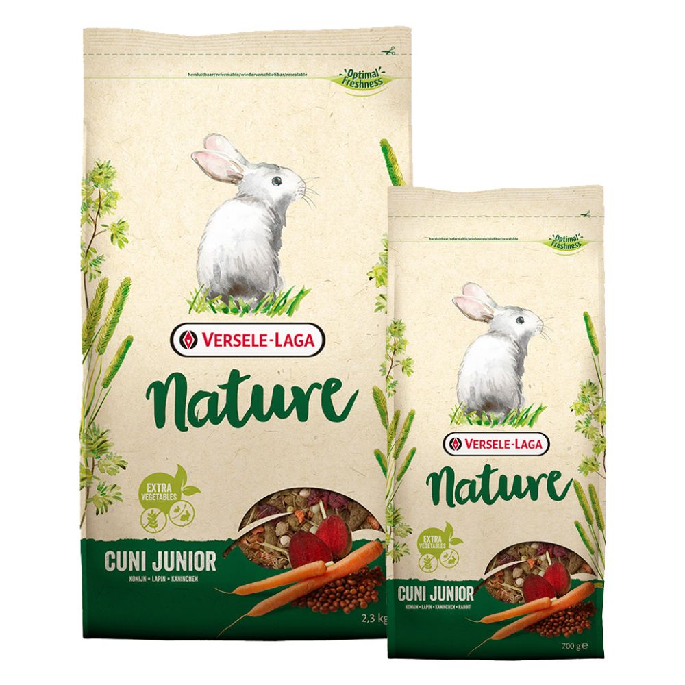 Versele-Laga Nature Cuni Junior Rabbit Food (700g and 2.3kg) | Shopee ...