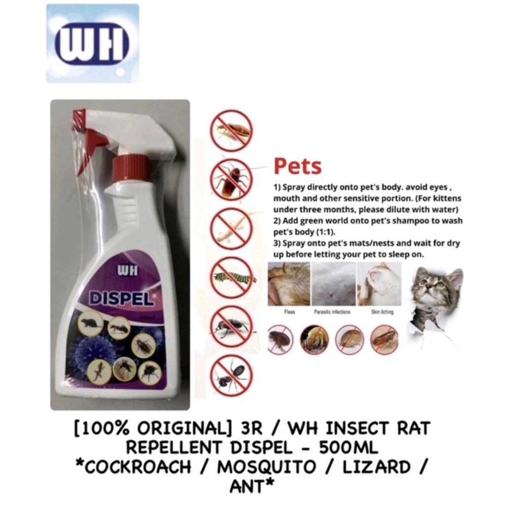 [100% ORIGINAL] 3R / WH INSECT REPELLENT DISPEL / RACUN SERANGGA ...