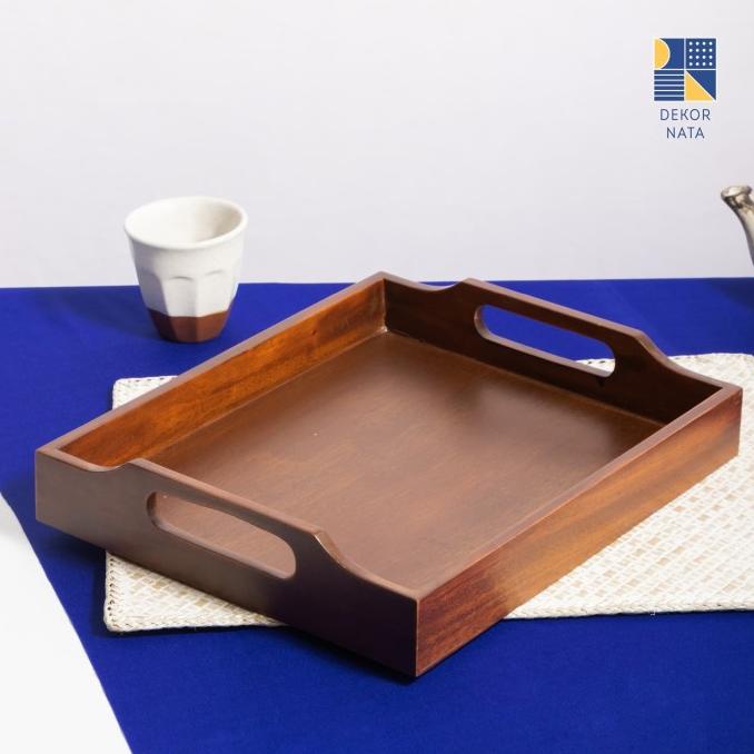 KAYU Mikaela Walnut Tray/Wooden Placemat/Wooden Tray/Wooden Tray ...