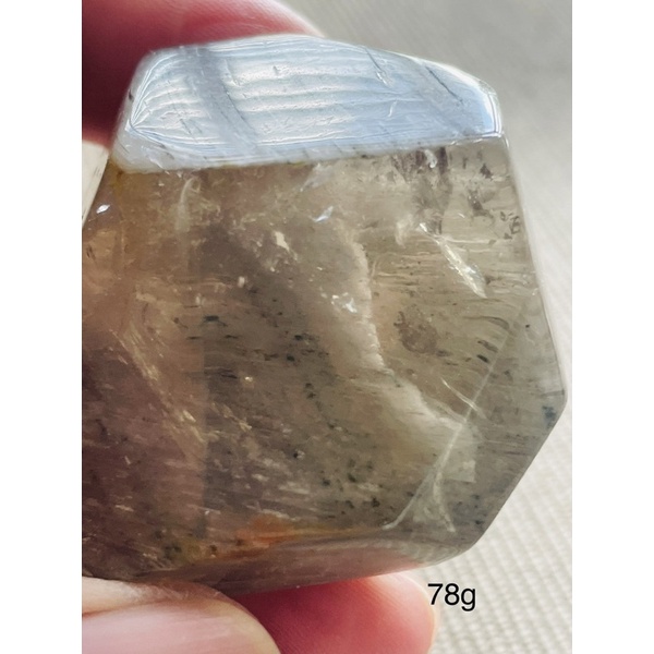 Natural Grey phantom quartz thousand layer block 78g | Shopee Malaysia