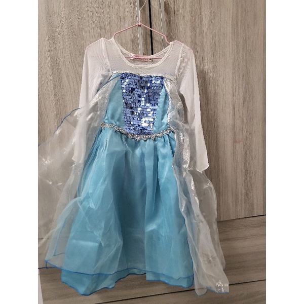 Preloved Frozen Elsa Princess Dress Costume Cosplay Size 100 Shopee