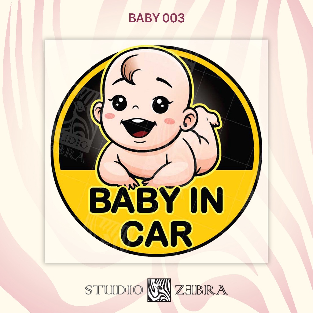 Static Cling Car Sticker Baby On Board | Shopee Malaysia