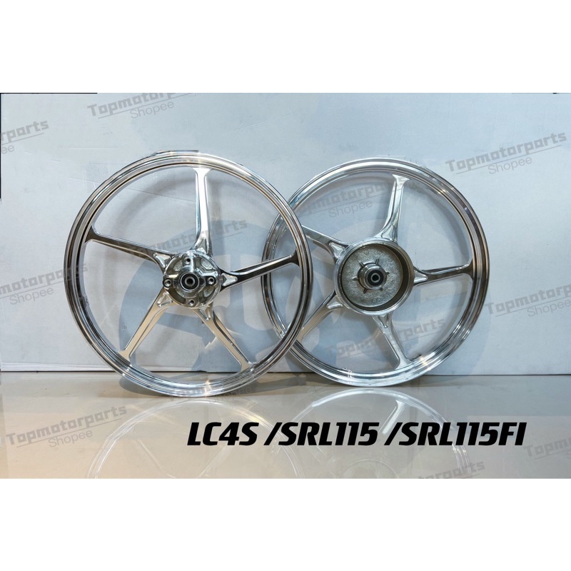 Sport Rim Aji Racing CNC FG511 PNP LC4S /SRL115 /SRL115FI /Y15ZR /Y16ZR /RS150 /RSX Chrome 100% ...