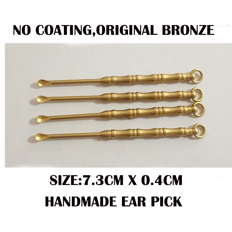 Brass Ear Pick Pengorek Telinga Tembaga 掏耳器 Alat Korek Telinga Gatal ...