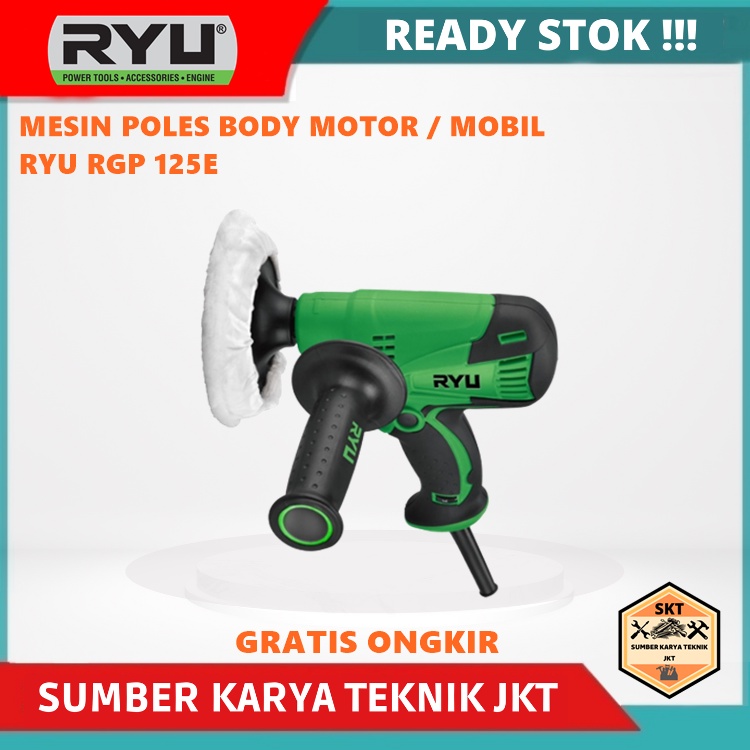 MESIN Ryu RGP125E Polishing Machine/RYU RGP 125E Polisher (Car, Motorcycle, Glass) | Shopee Malaysia