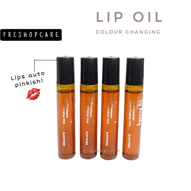 Organic Lip Oil Colour Changing (10ml). Lip Beauty RS Store | Shopee ...