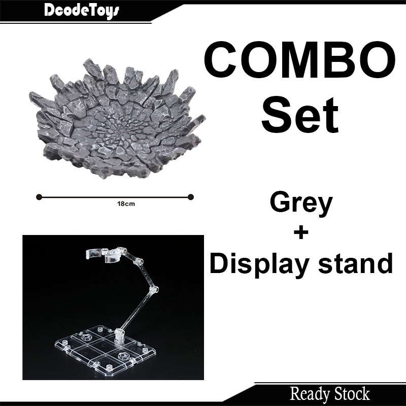 Rock Crack Effect for 1/12 SHF figma action figure gundam gunpla doll ...