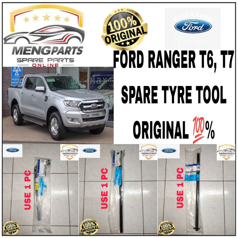 ORIGINAL 💯% FORD RANGER T6, T7 2012Y-2019Y SPARE TYRE TOOL | Shopee ...