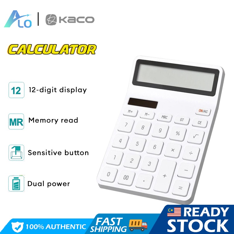 LEMO Calculator LCD Display Intelligent Shutdown Function Desktop ...