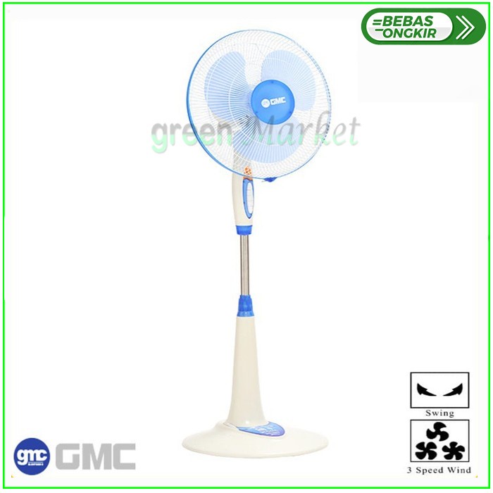 Stand FAN/STAND FAN GMC 312 (16Inch) Warranty | Shopee Malaysia