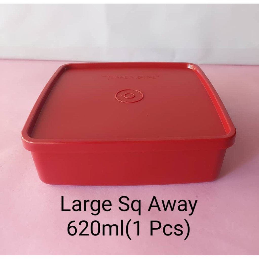 Tupperware: Large Square Away 620ml (bekas tapau) | Shopee Malaysia