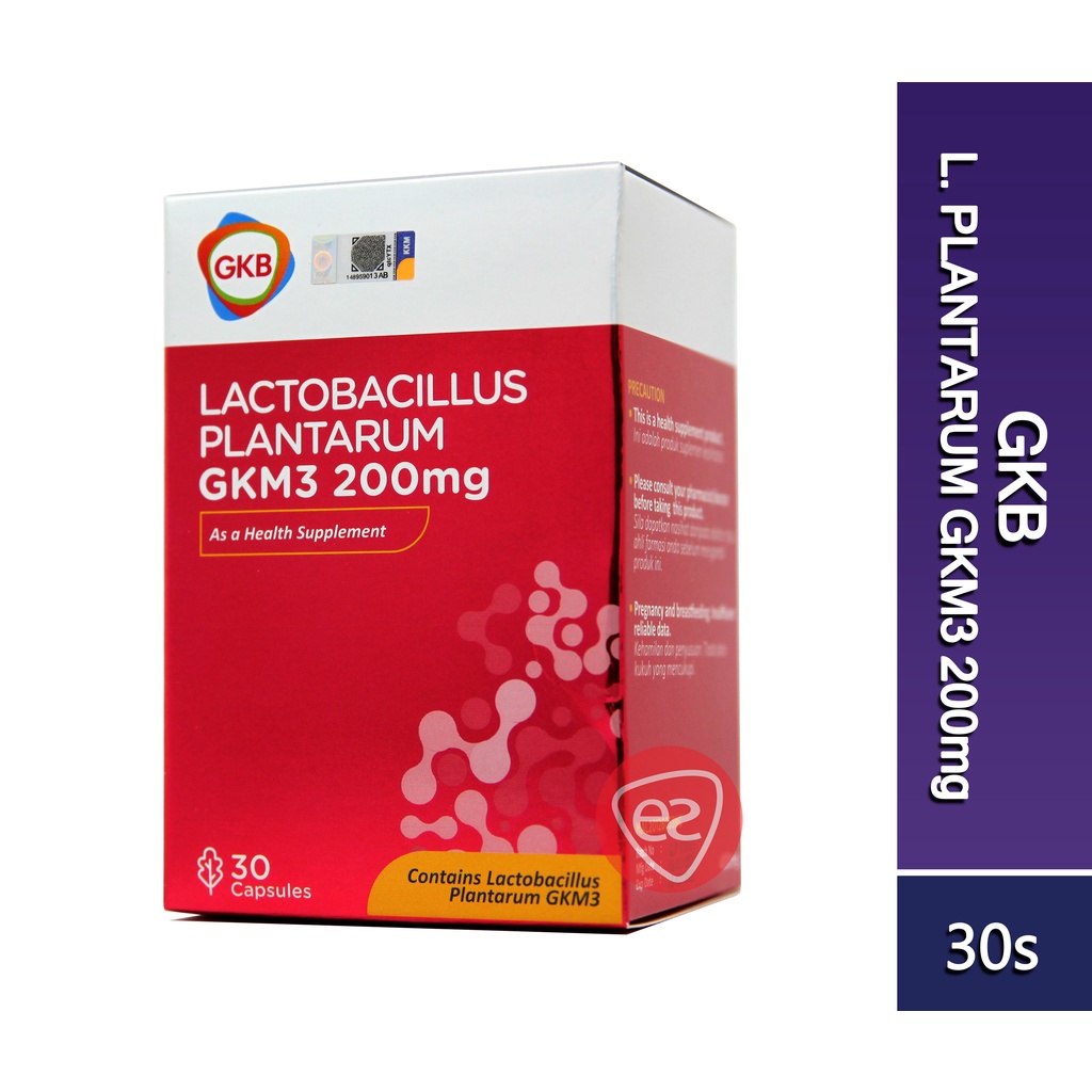 GKB LACTOBACILLUS PLANTARUM GKM3 200MG CAPSULE 30S | Shopee Malaysia