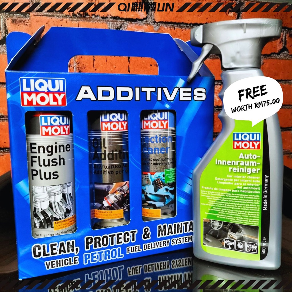 Liqui Moly 3-In-1 Additives for Petrol Engine ( Engine Flush Plus ...
