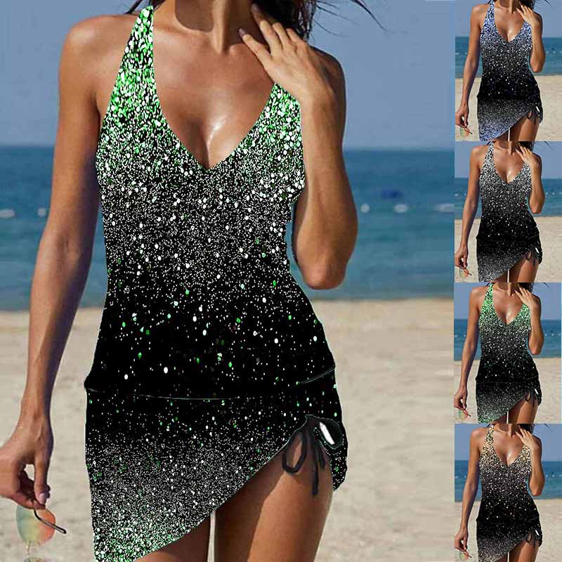 High Waist Swimsuit Womens Summer Swimsuit Bikini Set Plus Size