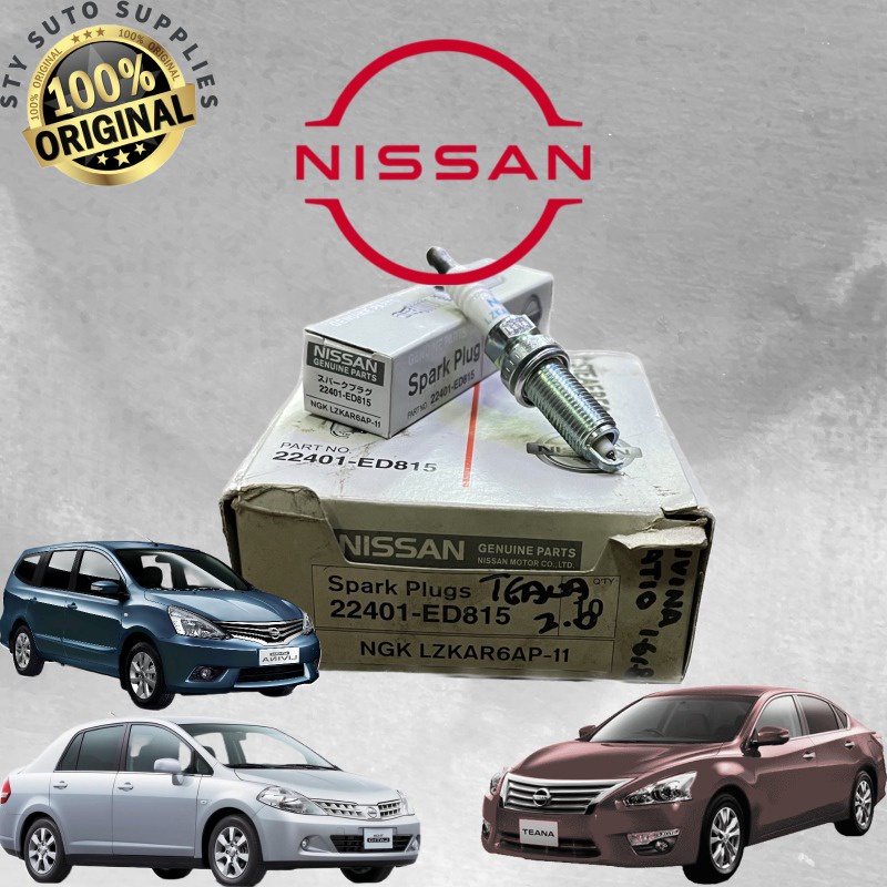 GENUINE PARTS SPARK PLUG FOR LIVINA / LATIO / TEANA 2.0 / ALMERA N17 ...