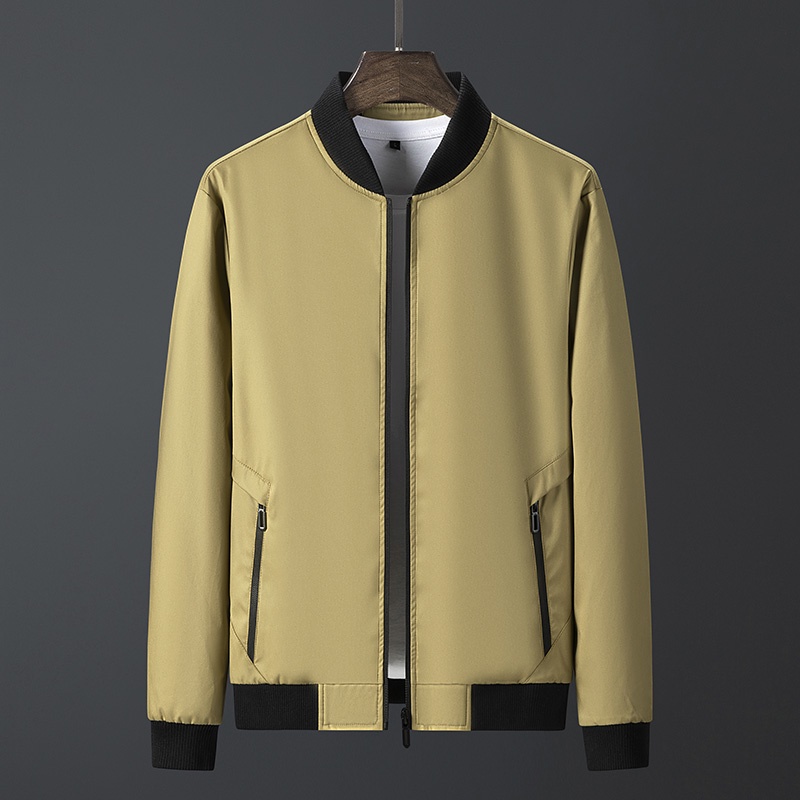 5 Colors Plus Size M-8XL Men Jacket Loose Bomber Jacket Fat Windproof ...