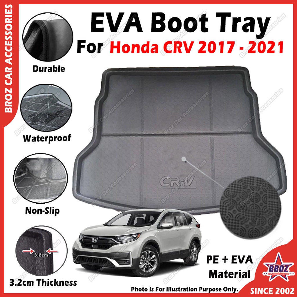 For Honda CRV 2017 - 2021 EVA Copolymer Car Boot Tray Trunk Tray ...