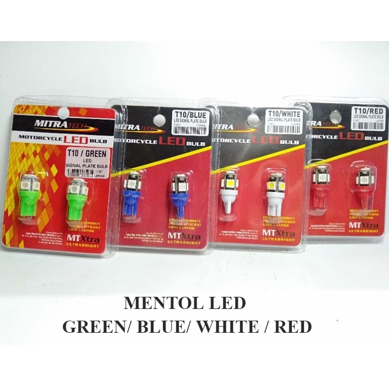 LED MENTOL BULB SMALL KECIL MENTOL DEPAN DADA LC135 Y15ZR RS150 SRL115 ...