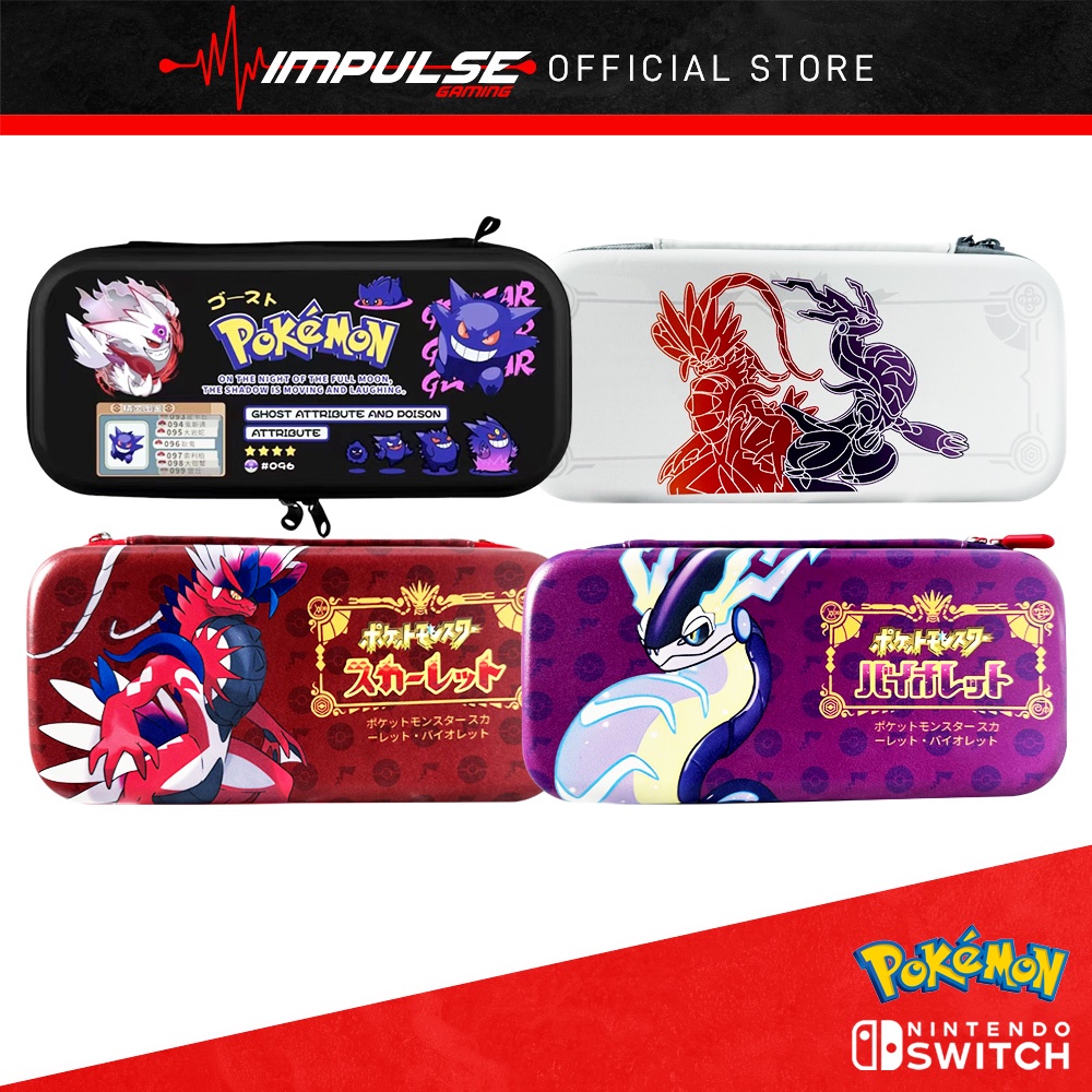 NSW Nintendo Switch Premium Carrying Case - [Pokemon Gengar, Scarlet ...