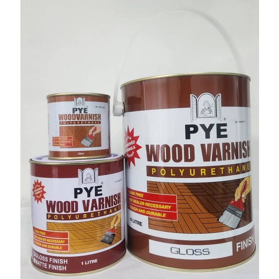 PYE WOOD VARNISH POLYURETHANE 1L / 4L | Shopee Malaysia