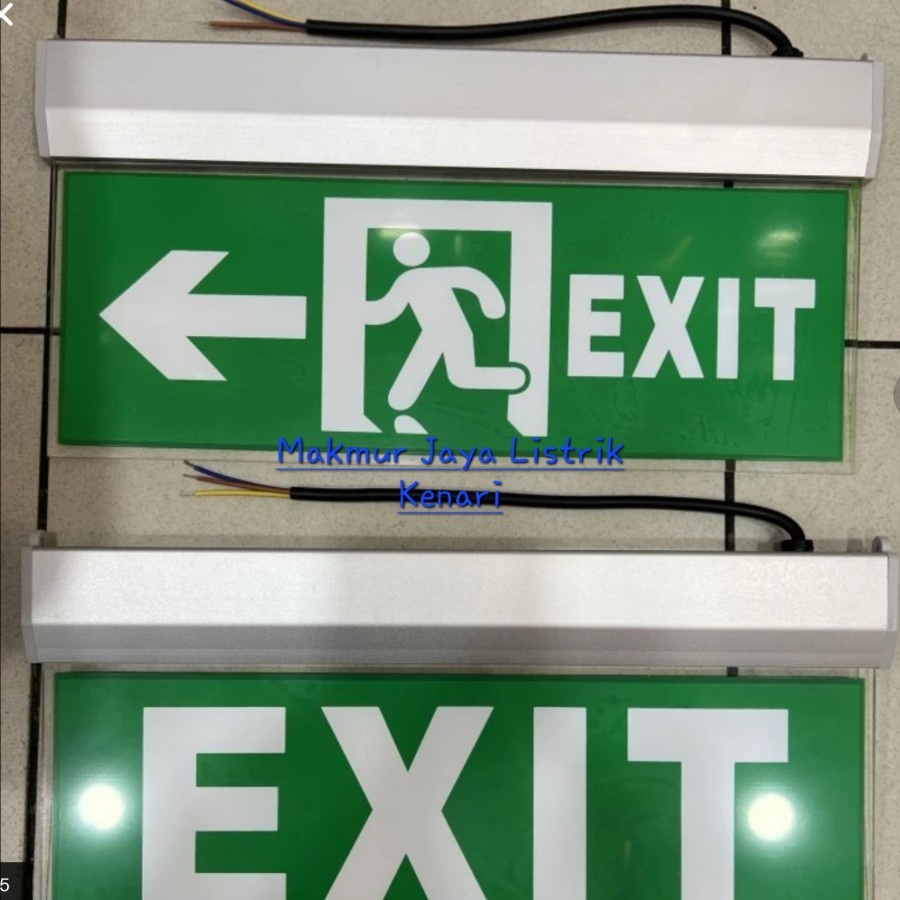 Acrylic Led Exit Lights Emergency Exit Lights Sign Lights | Shopee Malaysia