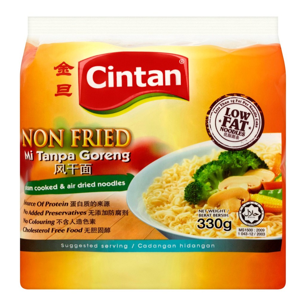 Cintan Non Fried Noodles Original 330g | Shopee Malaysia
