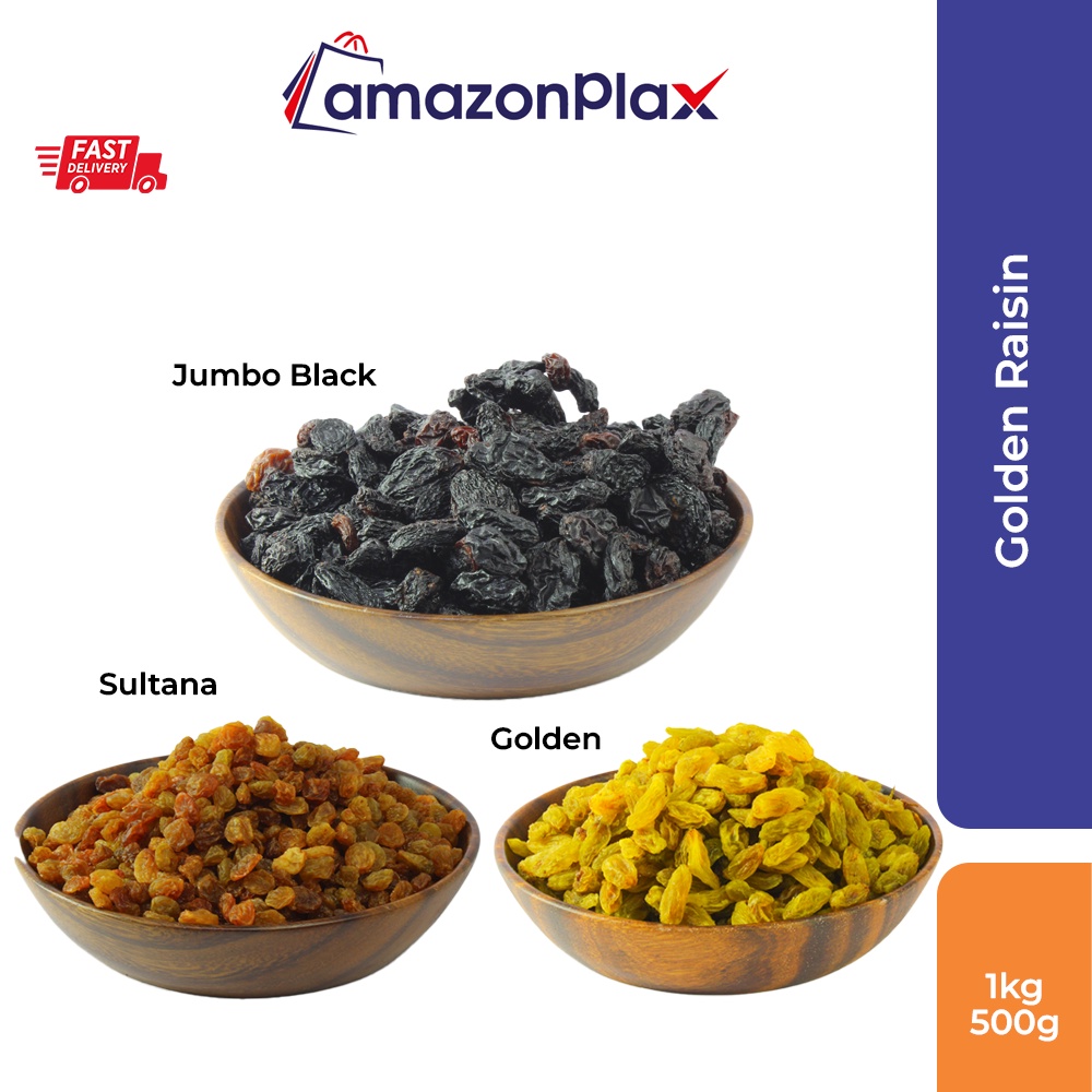 Black Raisin Sultana High Quality Golden / Black / Sultana (500g/1kg ...