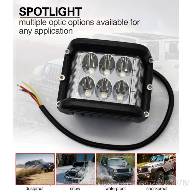 【Ready Stock】New 45W 60w working light LED luminescent white and yellow ...