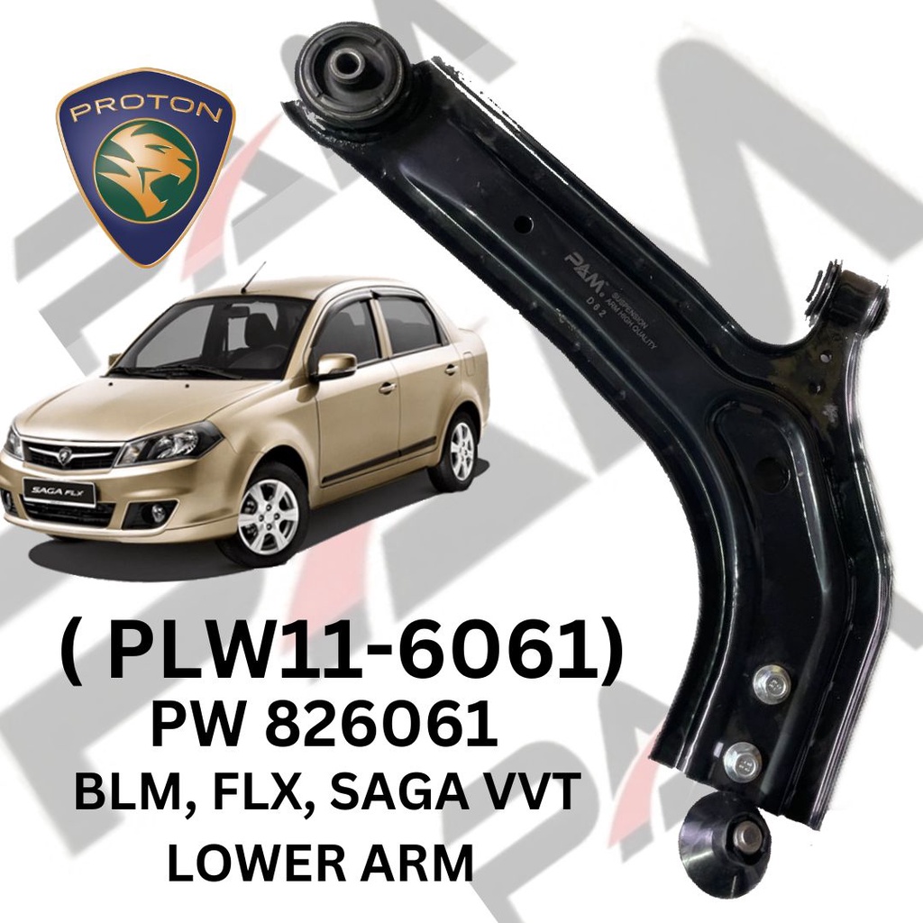 BLM, FLX, SAGA VVT LOWER ARM ( PW826061 LH / PW826062 RH ) | Shopee ...